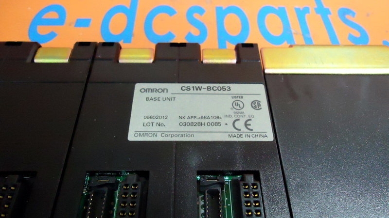 Omron Cs1w Bc053 Base Unit 裕益科技自動化設備可程式編碼器plc分散式控制系統dcs